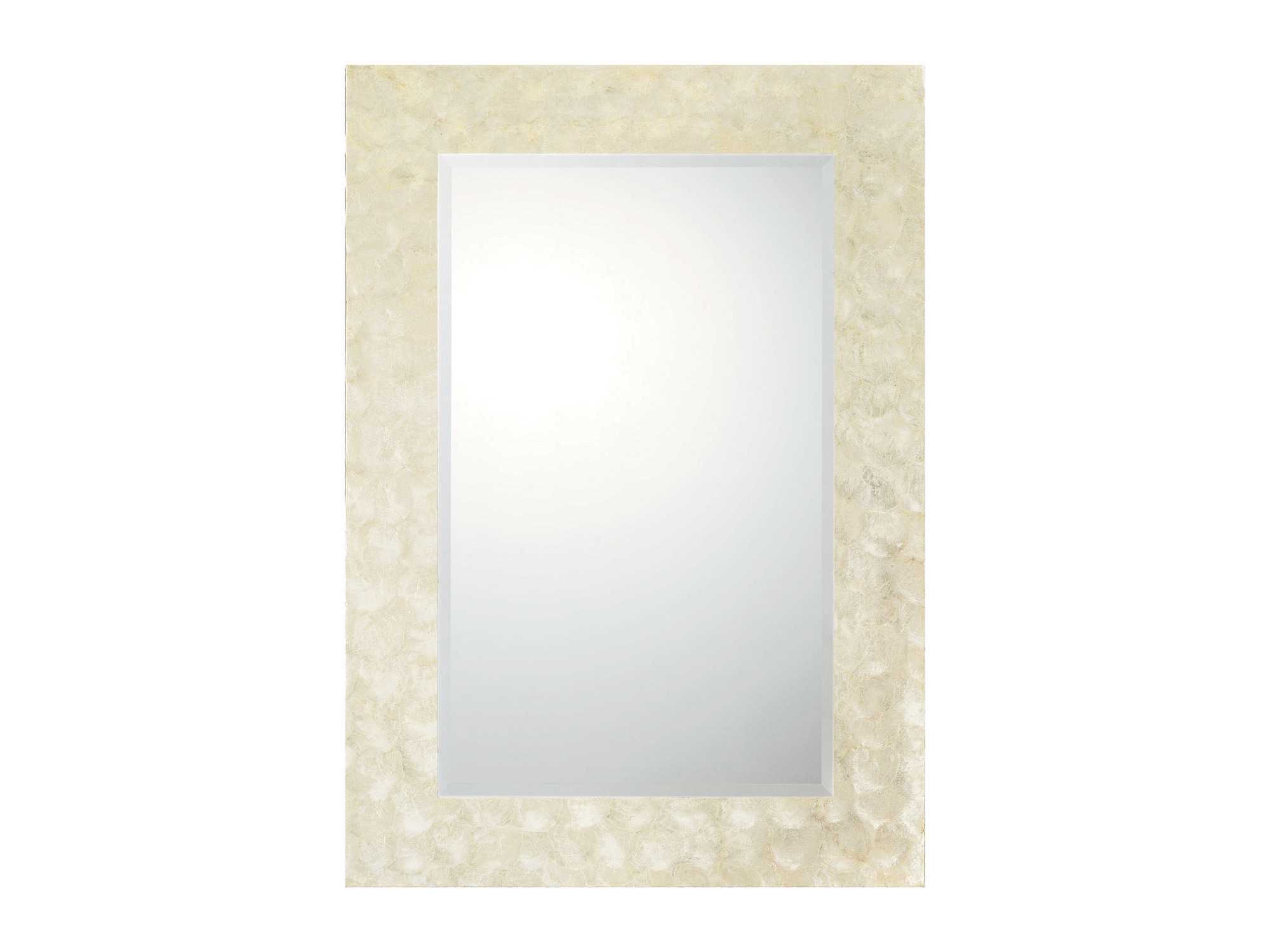 Capital Lighting 28 x 40 Rectangular Beveled Capiz Shell Wall Mirror ...