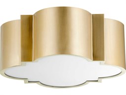 Cyan Design Wyatt 2-Light Noir Black Flush Mount | C310065