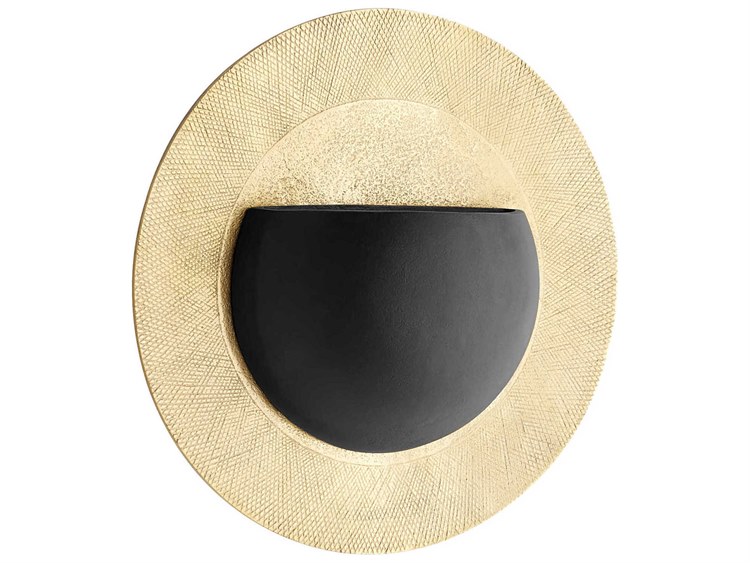 Cyan Design Gilded Implosion Gold / Black Wall Shelf | C311154