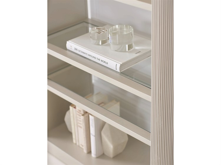 Caracole Classic Higher Love Matte Pearl Bookcase | CACCLA021811