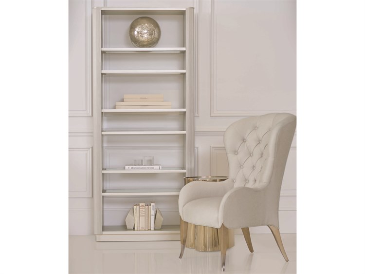 Caracole Classic Higher Love Matte Pearl Bookcase | CACCLA021811