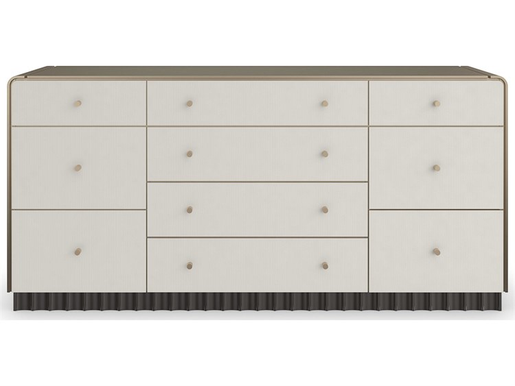 Caracole Classic Circadian 10-Drawers White Poplar Wood Dresser ...