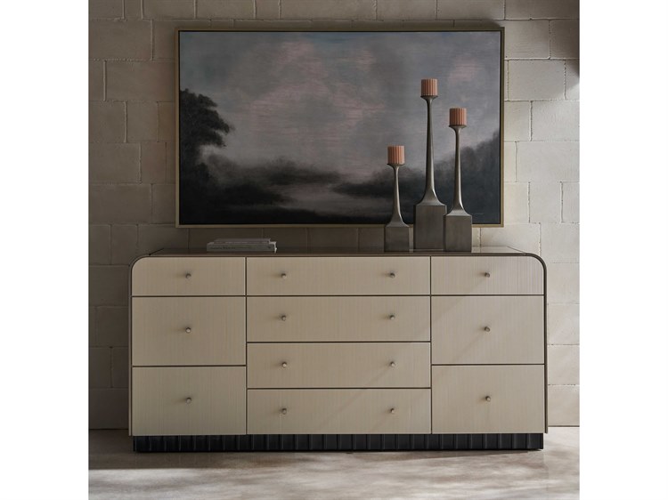 Caracole Classic Circadian 10-Drawers White Poplar Wood Dresser ...