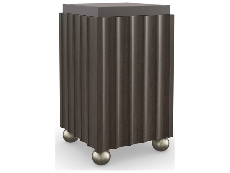 Caracole Classic Next To You Square Glass Otter End Table | CACCLA423812