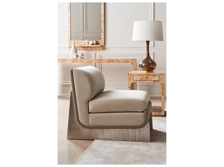 Caracole Classic Cabaret Rectangular Wood Mappa Burl Rouge Red Console ...