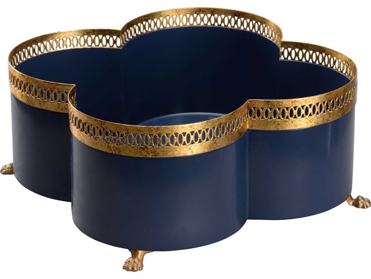 Chelsea House Tracery Navy Blue Cachepot | CH370217