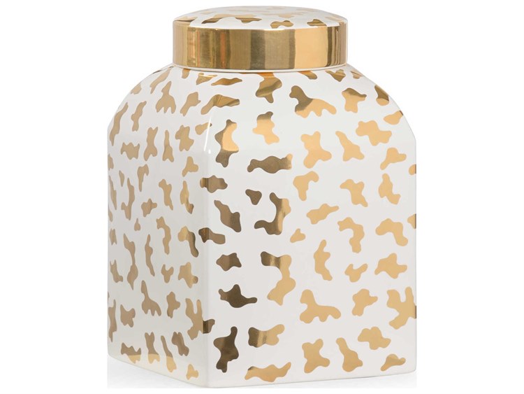Chelsea House Shayla Copas Jungle Ginger Jar - White | CH384902
