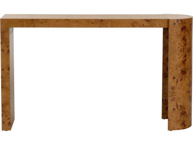 Chelsea House Carnegie Rectangular Wood Burl Console Table | CH385985