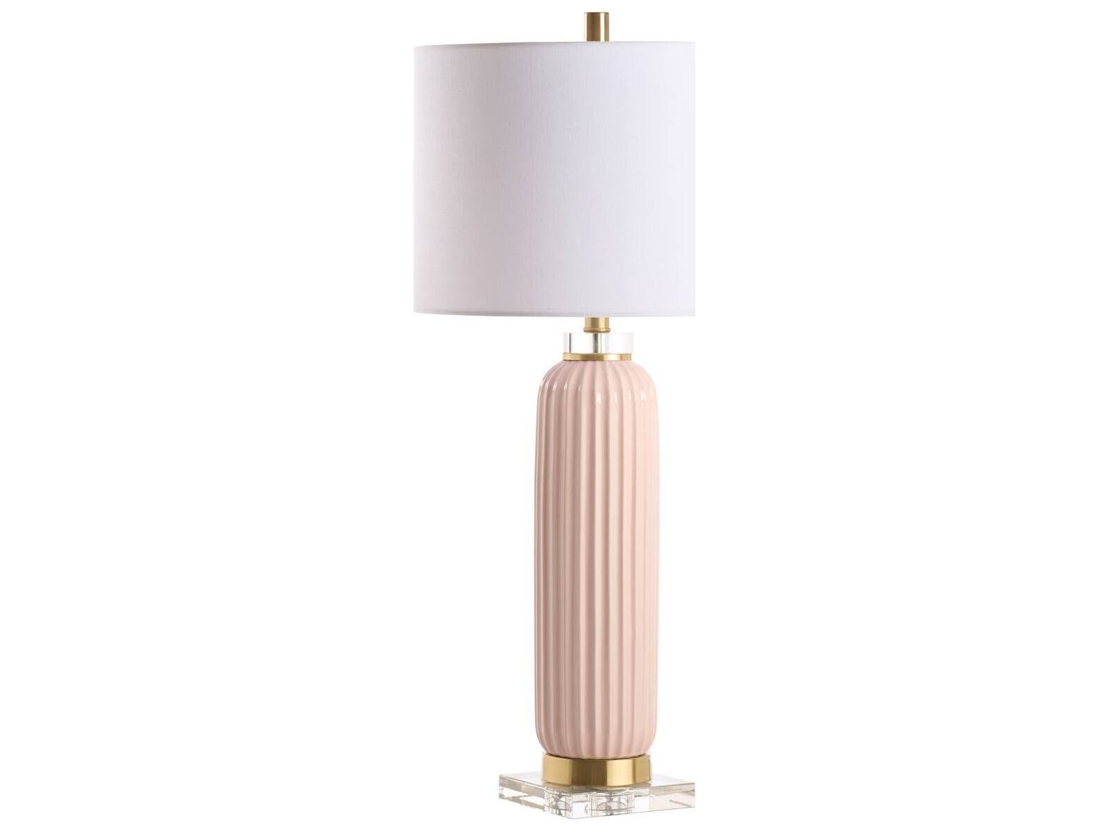 Chelsea House Town Square Pink Linen Table Lamp | CHC10321