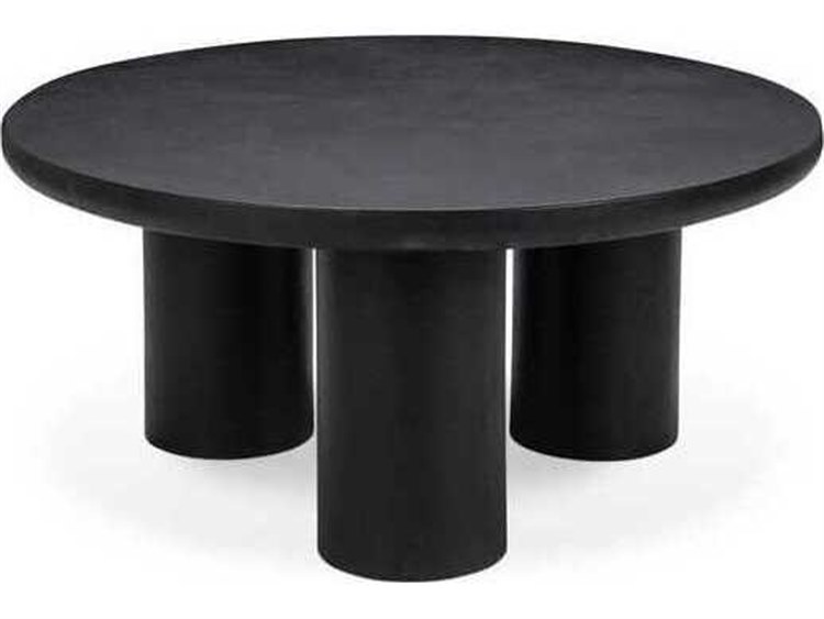 Classic Home Anzio Round Concrete Coffee Table | CLH51031696