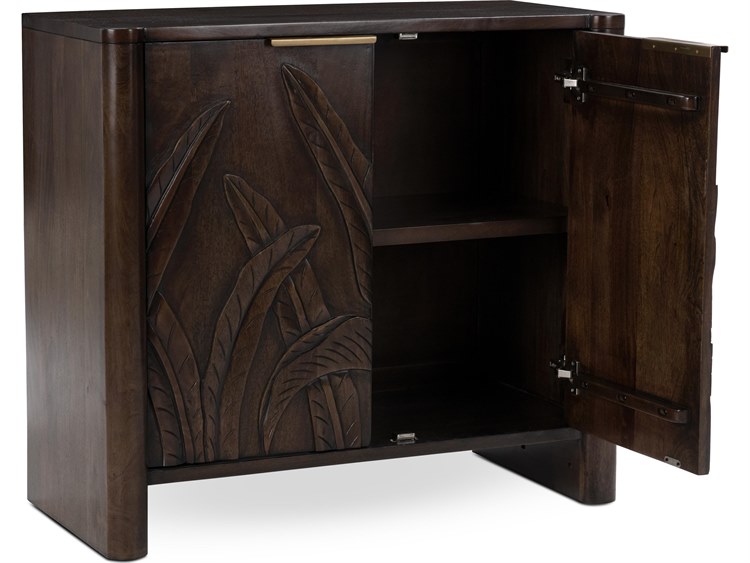 Classic Home Ledro Dark Brown Mango Wood Accent Chest | CLH52011018