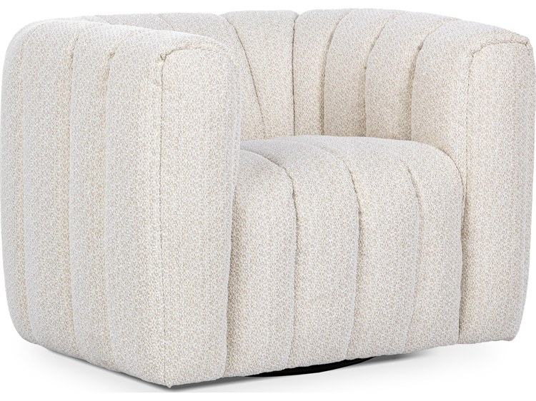 Classic Home Lexa Swivel Cream Accent Chair | CLH53051822
