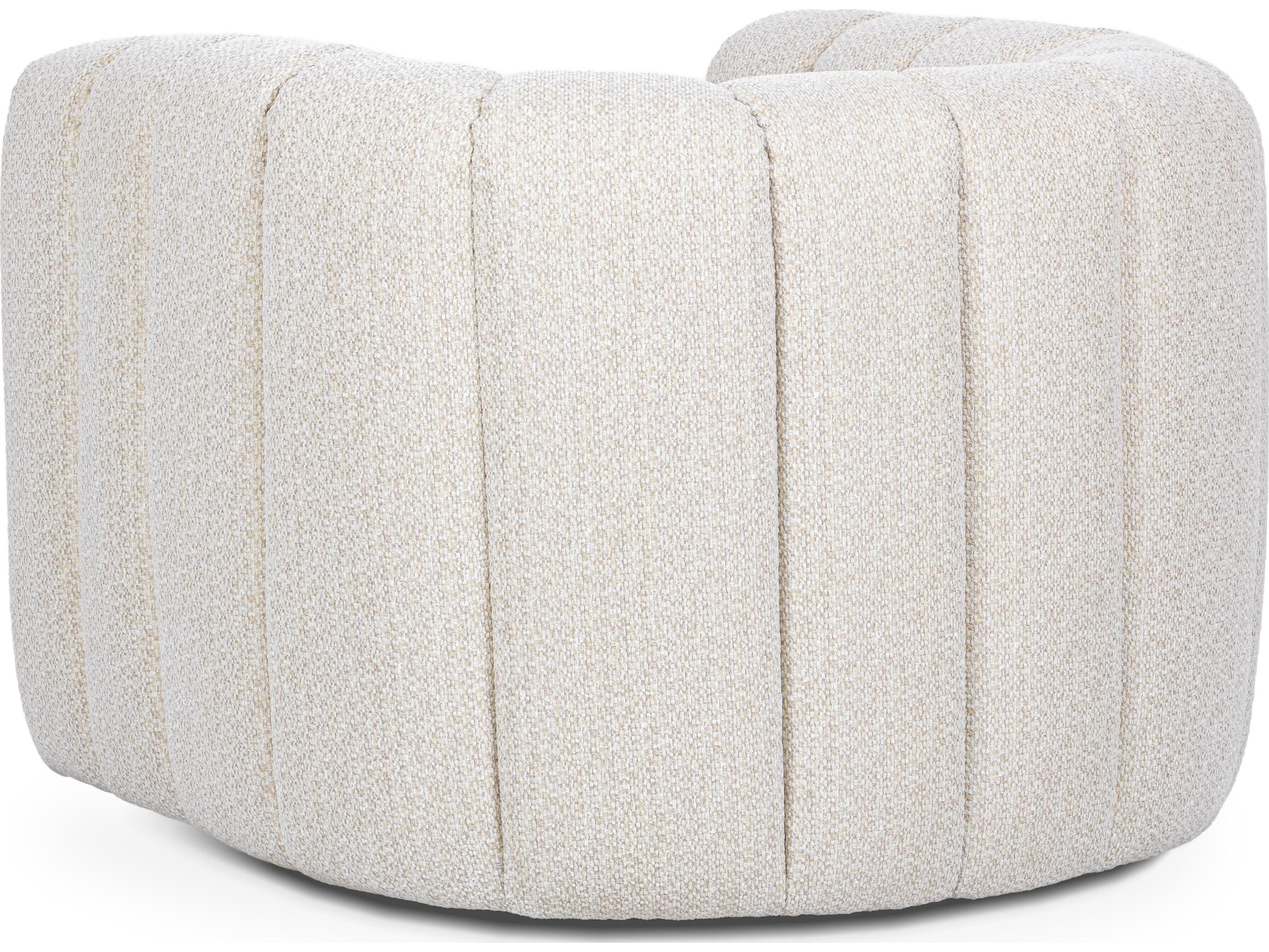 Classic Home Lexa Swivel Cream Accent Chair | CLH53051822