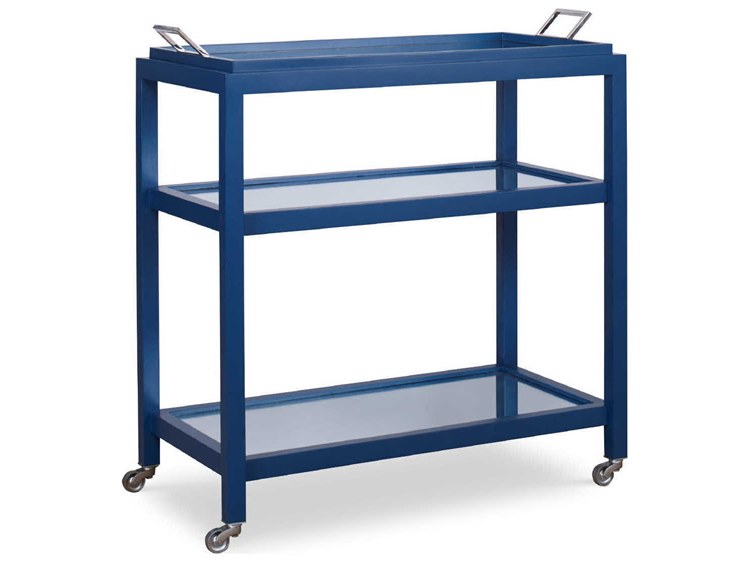 Century Furniture Curate Blue Navy Bar Cart | CNTCT6011NV