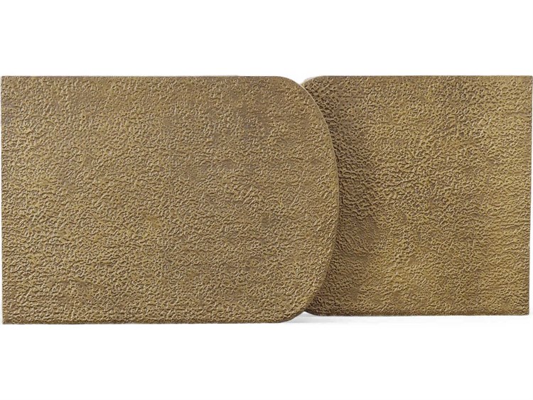 Century Furniture Grand Tour Rectangular Metal Antique Brass End Table ...