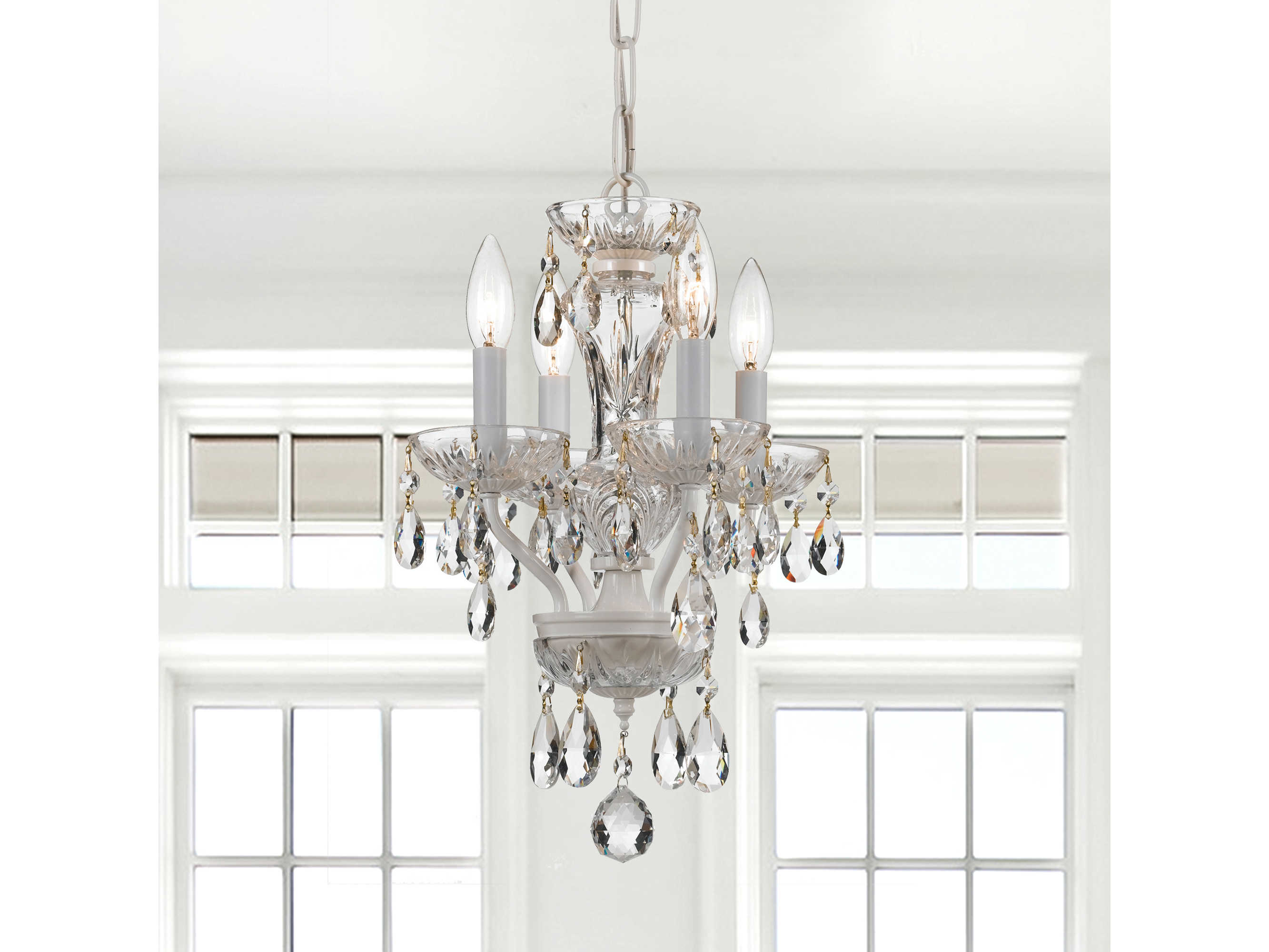 Crystorama Traditional Crystal 4 - Light Chandelier | CRY5534