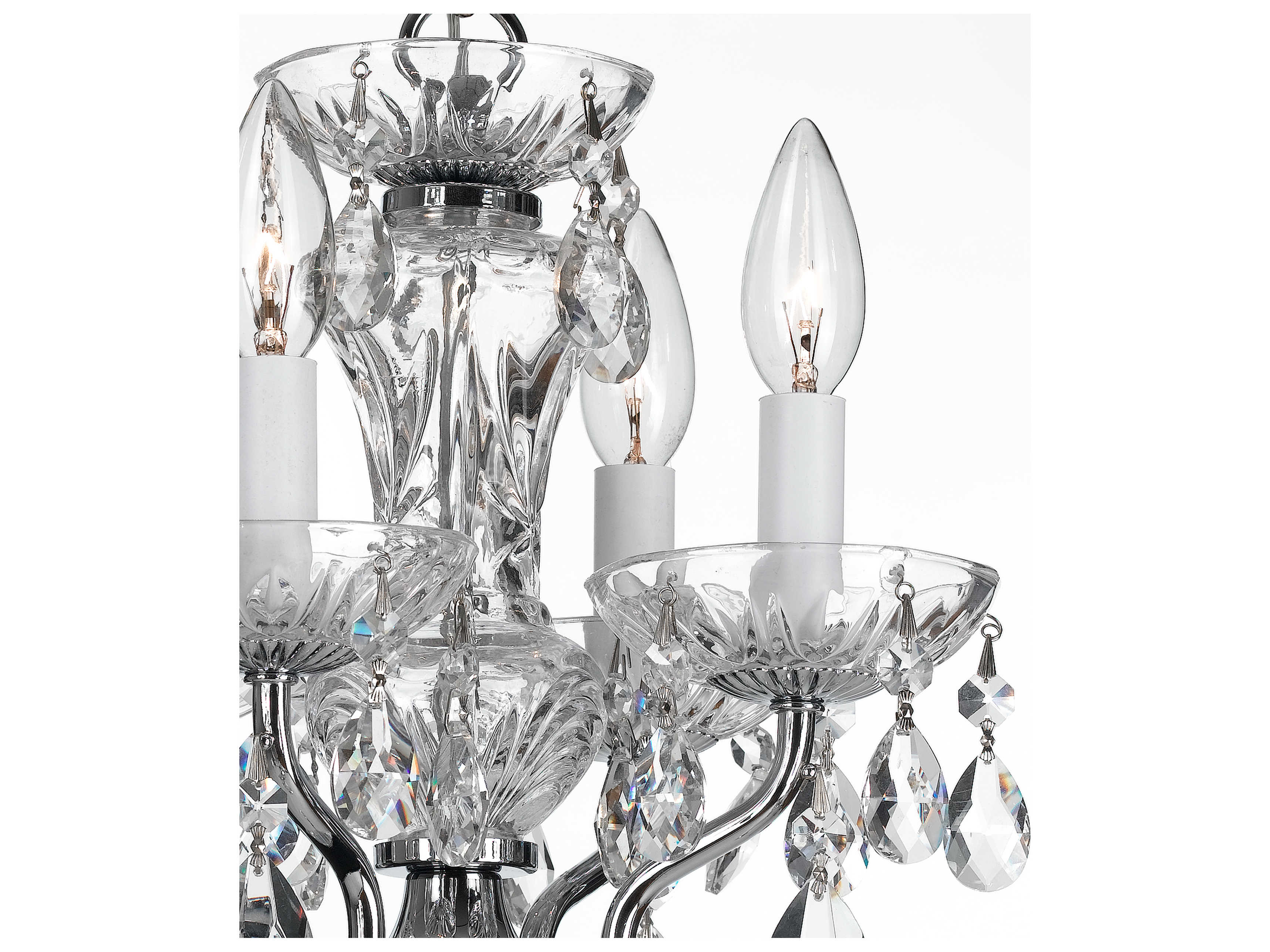 Crystorama Traditional Crystal 4 - Light Chandelier | CRY5534