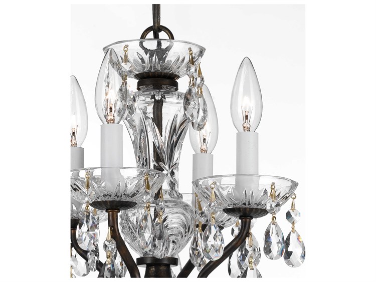 Crystorama Traditional Crystal 4 - Light Chandelier | CRY5534