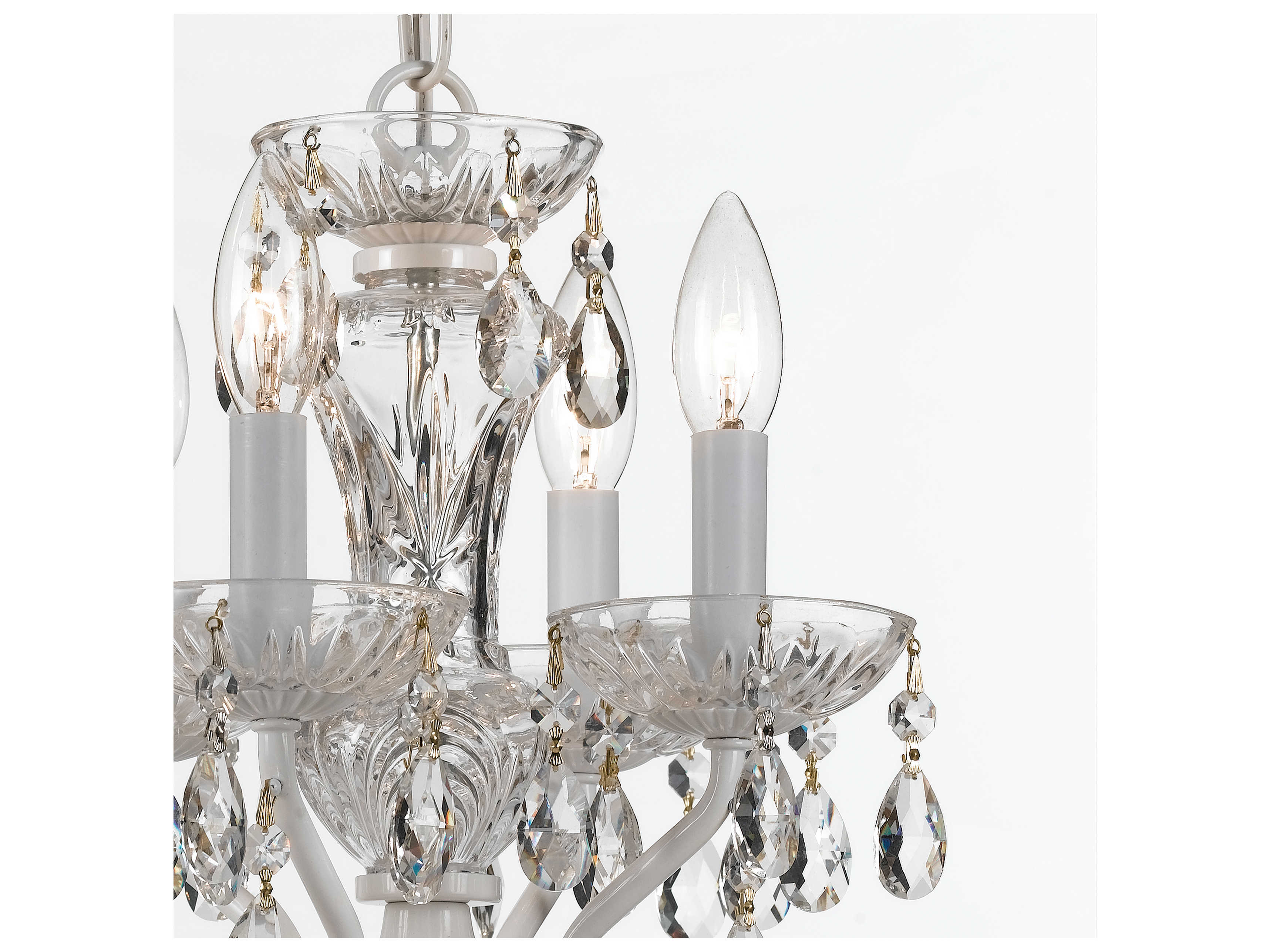 Crystorama Traditional Crystal 4 - Light Chandelier | CRY5534