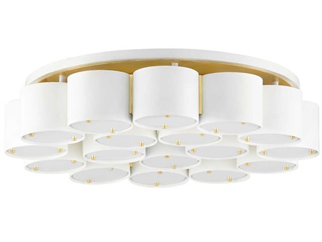 Corbett Lighting Opal Soft White / Vintage Brass 3-light Wall Sconce ...