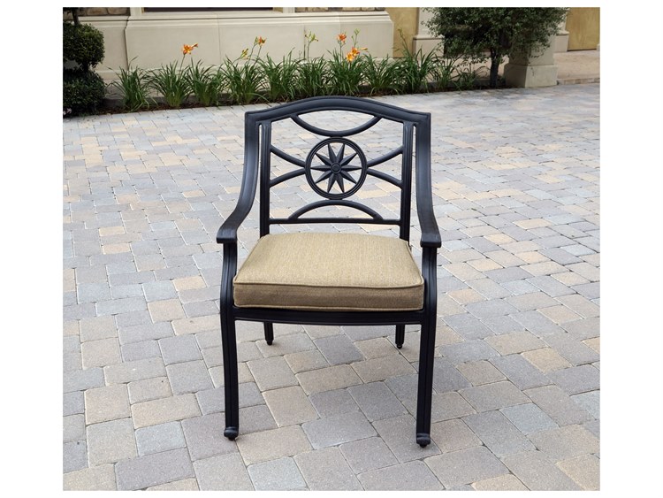 Darlee Outdoor Living Ten Star Cast Aluminum 9-Piece Dining Set with ...