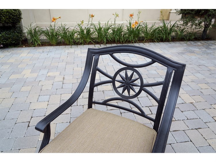 Darlee Outdoor Living Ten Star Cast Aluminum 9-Piece Dining Set with ...