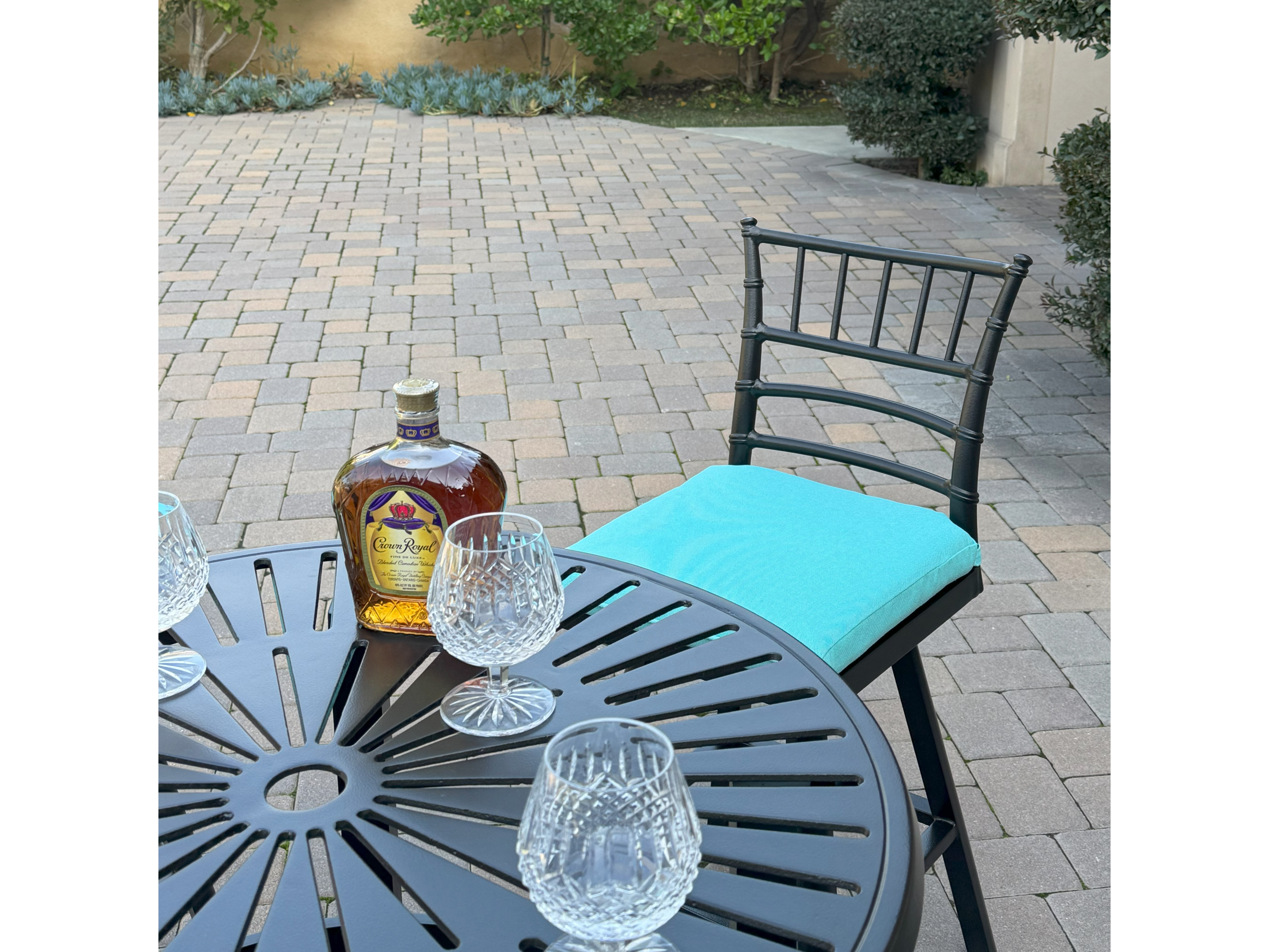 Darlee Outdoor Living Bella Aluminum 5-Piece Patio Bar Set with 30 feet ...