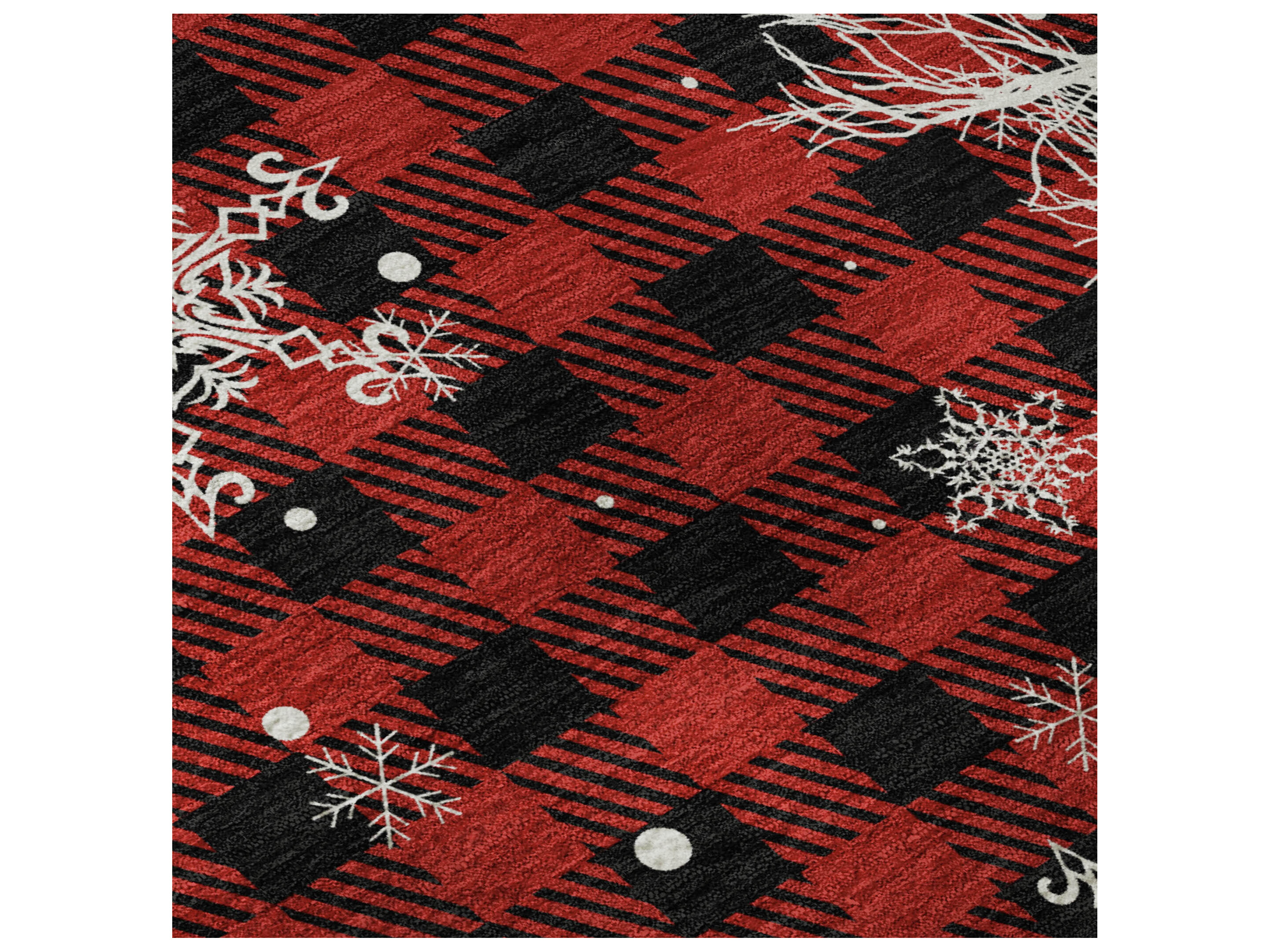 Dalyn Merry & Bright Graphic Area Rug | DLMY26RED