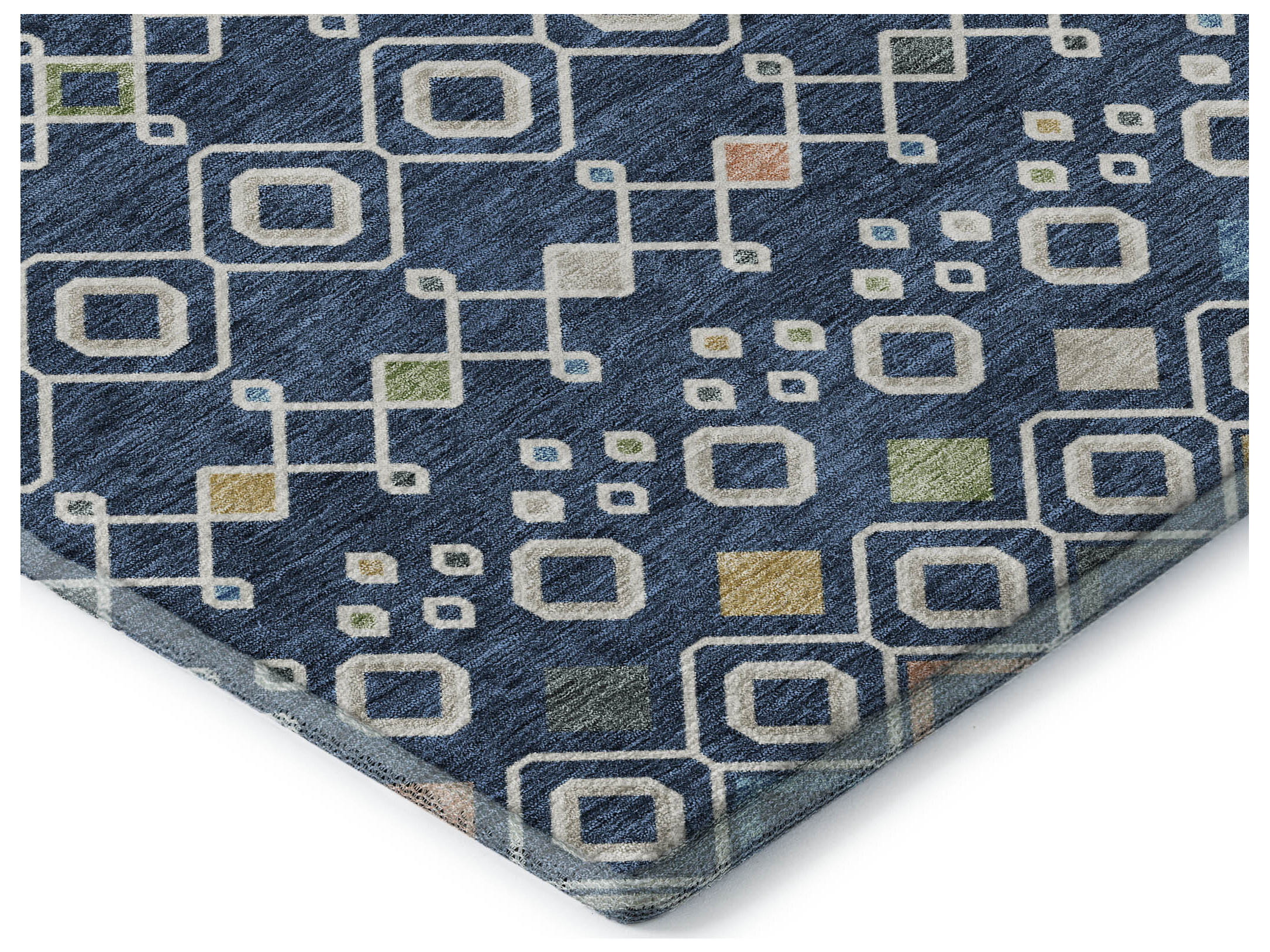Dalyn Neo Geometric Area Rug | DLNO12NAVY