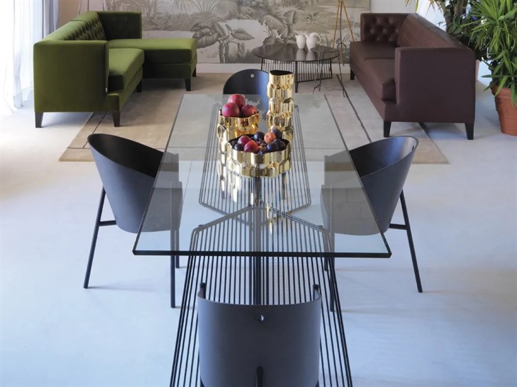 Driade Anapo Rectangular Glass Dining Table | DRHD22103I361B04