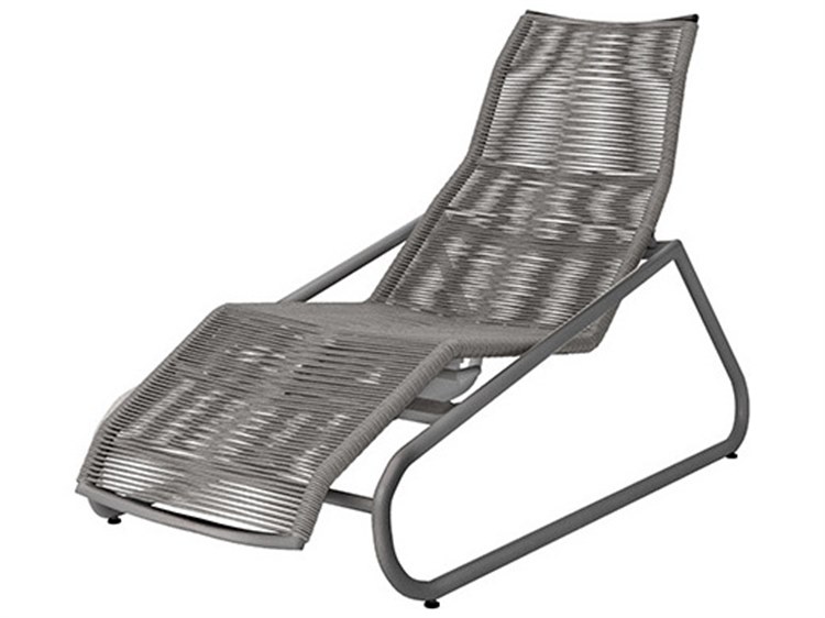 Ebel Cabana Aluminum Wicker Adjustable Comfort Patio Chaise Lounge ...