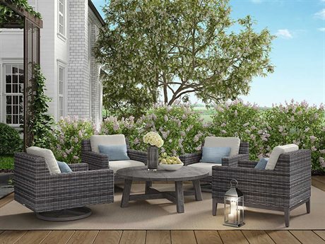 South Sea Rattan Grand Isle Wicker Lounge Set | SRGRNDISLELNGSET