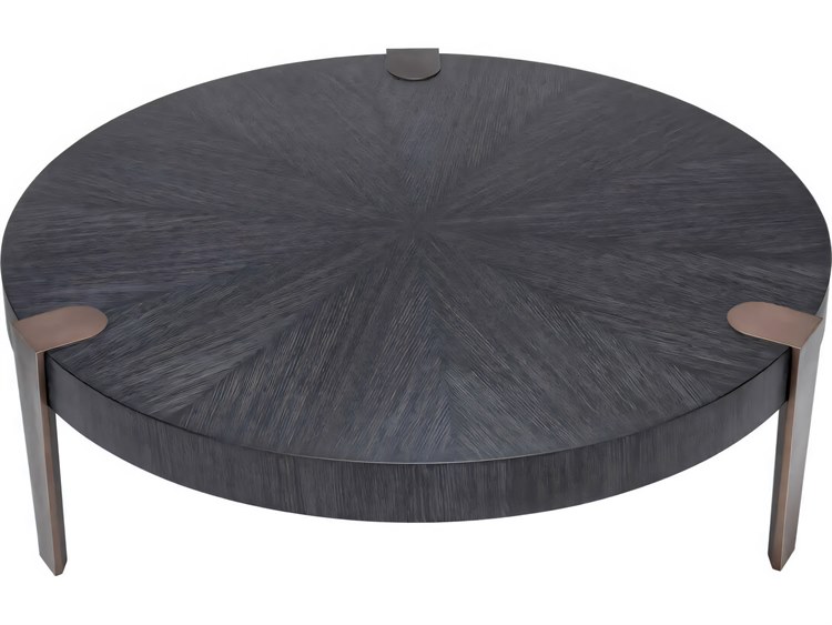 Eichholtz Oxnard Charcoal Grey Oak Veneer Coffee Table | EIC114532