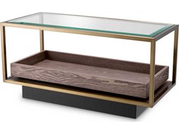 Eichholtz Roxton Brushed Brass Coffee Table | EIC117682