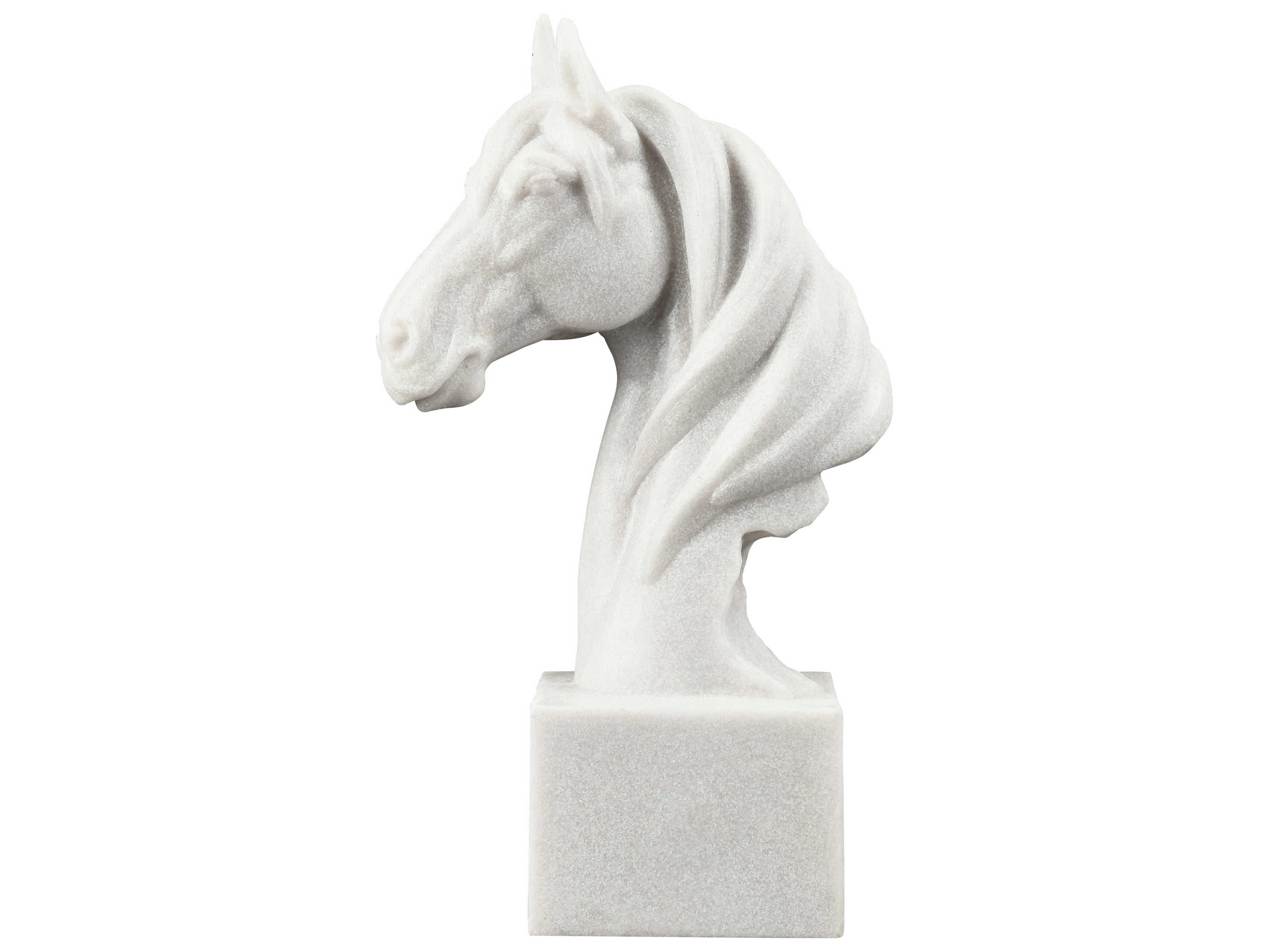 Elk Home Steed Faux Alabaster Sculpture | EKS003711985