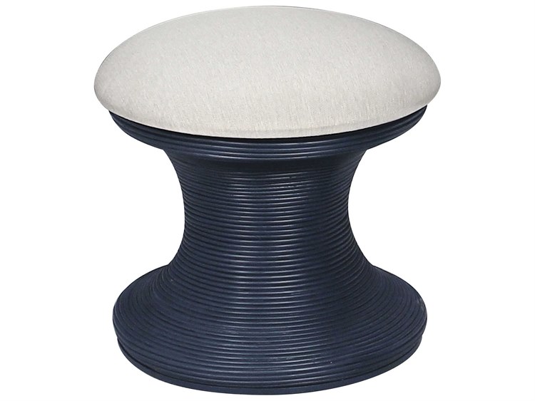 Elk Home Raven Neptune Blue / Cream Accent Stool | EKS00759987