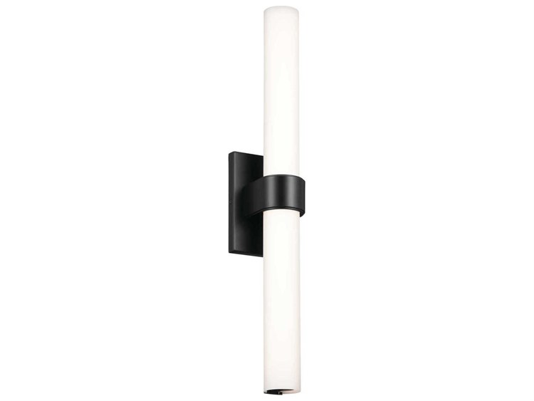 Elan Izza Tall 1-Light Matte Black Wall Sconce | ELA83838