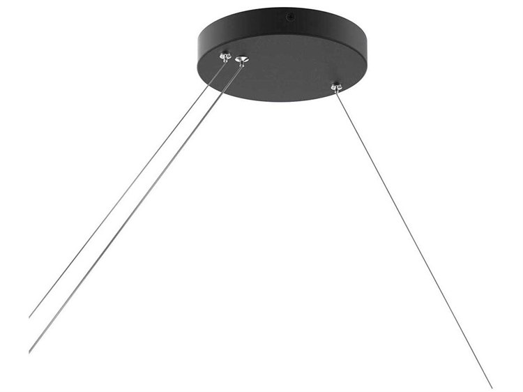 Elan Walman 1-Light Matte Black LED Linear Island Pendant | ELA84316MBK