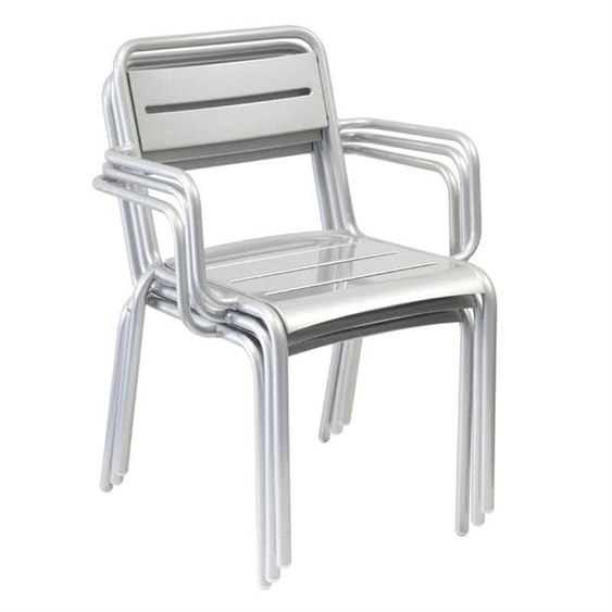 EMU Star Steel Stacking Arm Chair | EM162