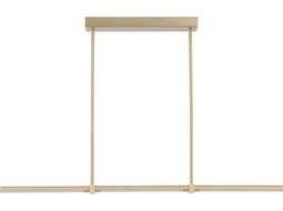 Elan Walman 1-Light Matte Black LED Linear Island Pendant | ELA84316MBK