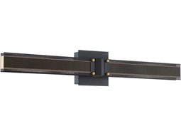 Visual Comfort Modern Akova 1-Light Matte Black Plated Brass Wall ...