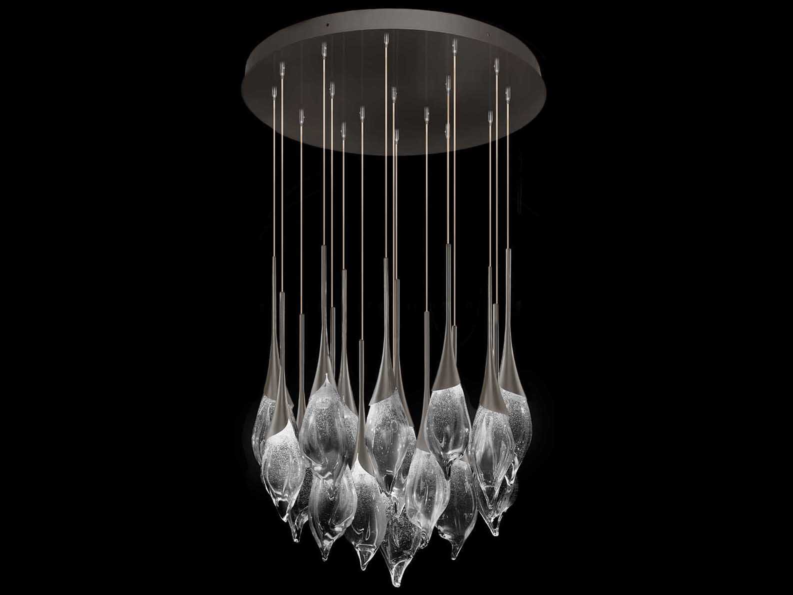 Fine Art Handcrafted Lighting Mayu Midnight Steel Pendant | FA1001457