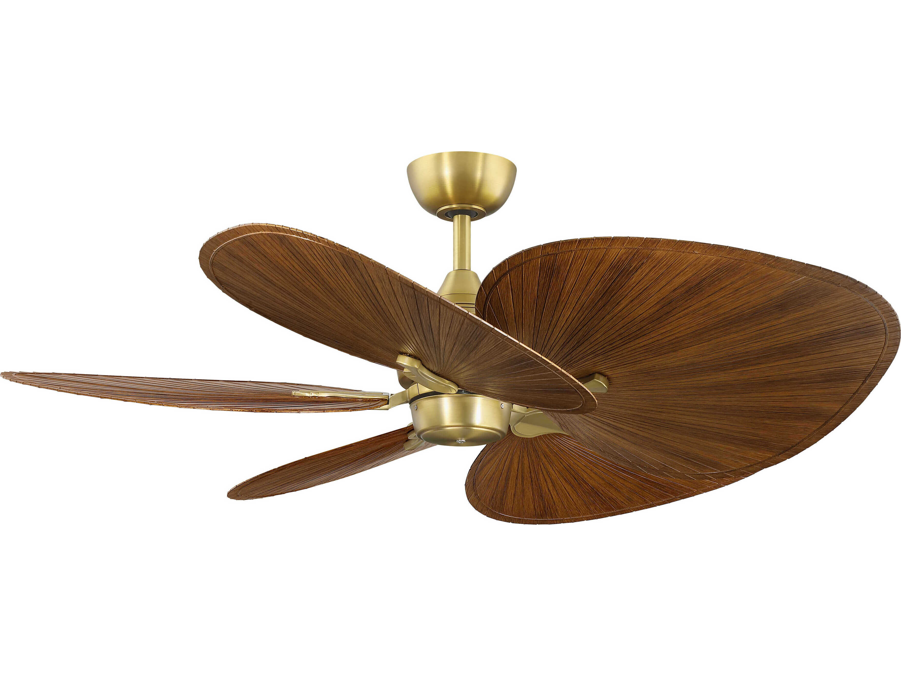 Fanimation Islander Brushed Satin Brass DC Motor | FANMAD3250BS