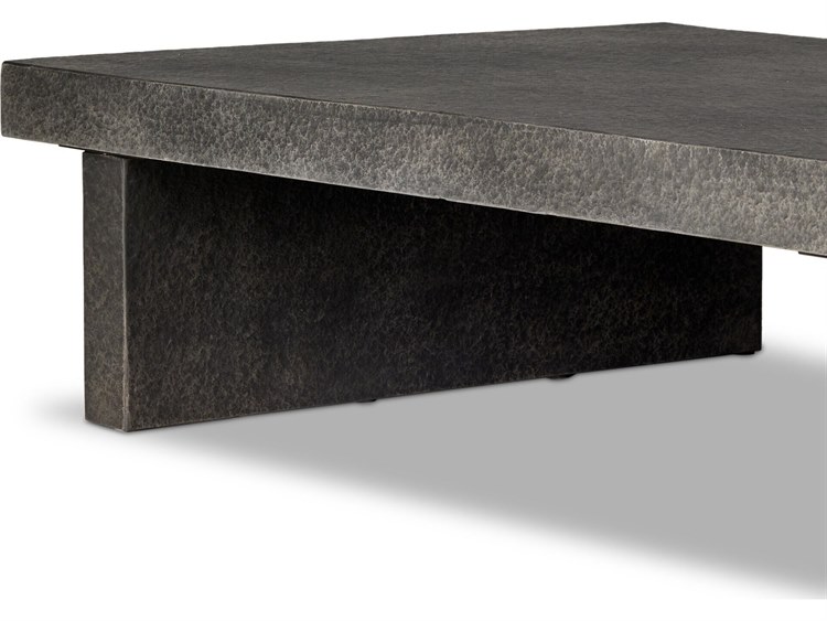 Four Hands Outdoor Chandler Huesca Distressed Graphite Concrete ...