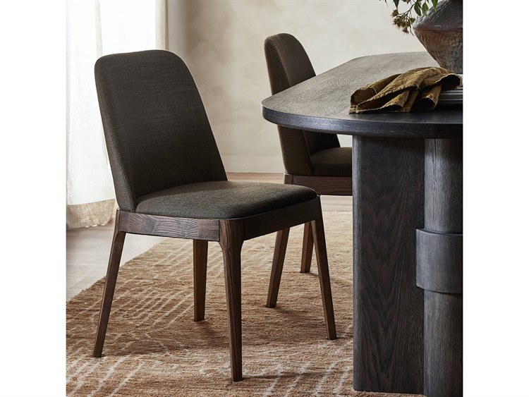 Four Hands Townsend Bryce Solid Wood Green Upholstered Side Dining ...