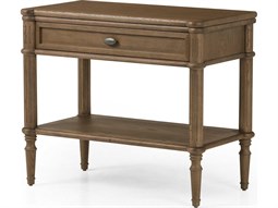 Four Hands Collins Toulouse Toasted Oak Veneer Oak Wood Nightstand ...