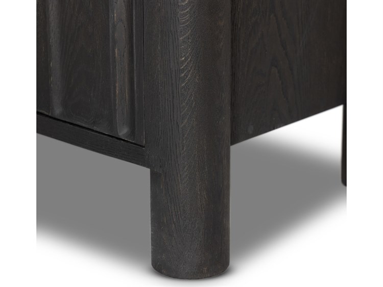 Four Hands Aiden Ezri Black Oak Wood Sideboard | FS240888002