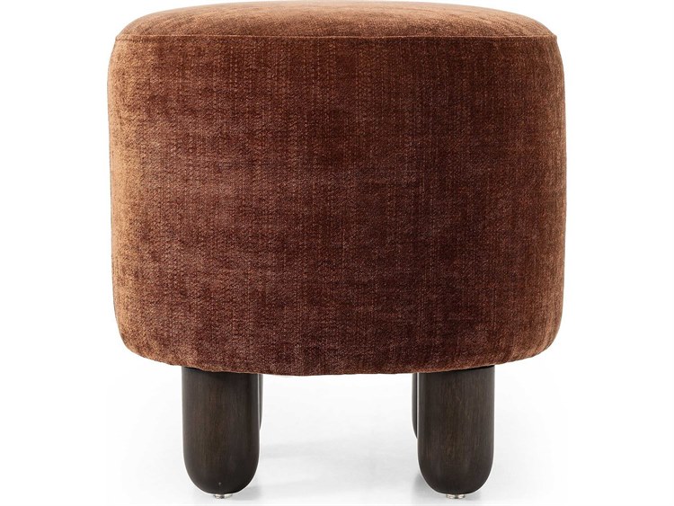 Four Hands Kensington Zena Brown Upholstered Ottoman | FS241633007