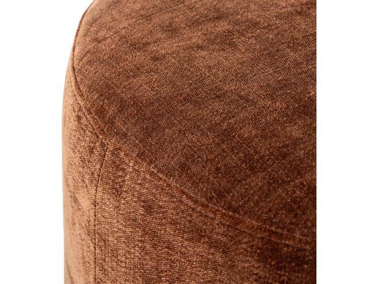 Four Hands Kensington Zena Brown Upholstered Ottoman | FS241633007