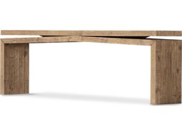 Four Hands Sierra Matthes Rectangular Wood Weathered Wheat Console ...